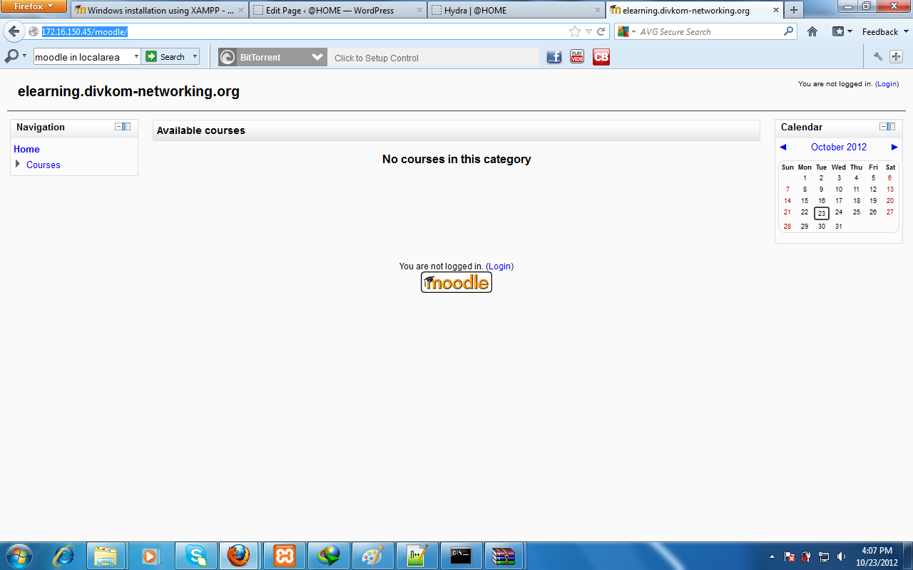 Installing Moodle Guide on Windows XAMPP - @FREE